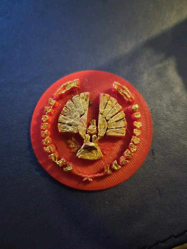 Badge Panem de Hunger Games - Modèle d'Impression 3D Gratuit - MakerWorld