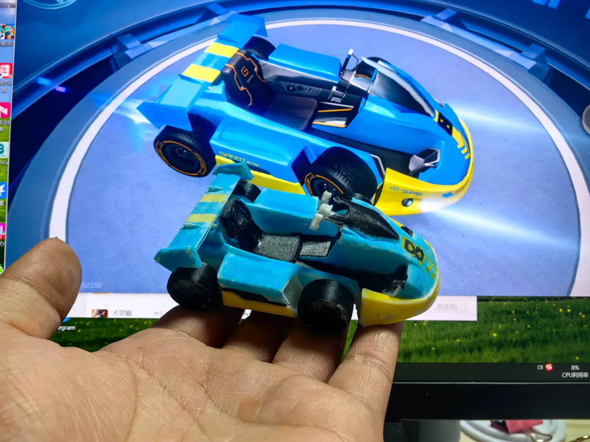 QQ Speed Novice D-Class Kart - Free 3D Print Model - MakerWorld