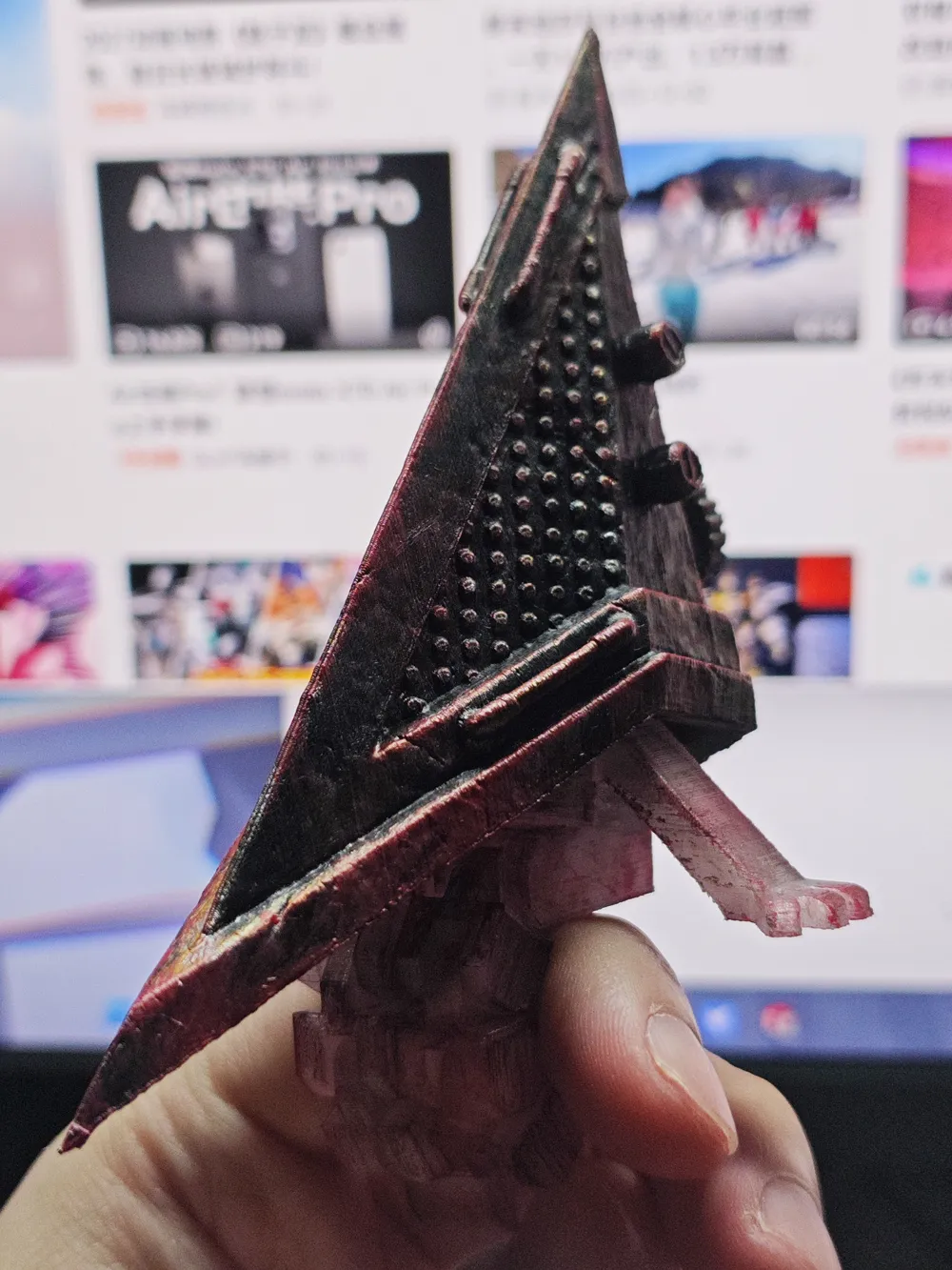 Silent Hill - Pyramid Head (Hinged Noodle Topper) - Free 3D Print Model ...