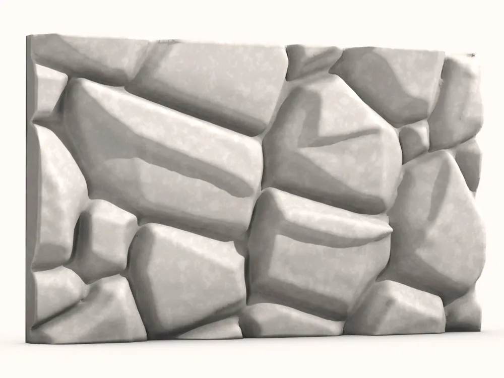 Irregular Stone Wall - Free 3D Print Model - MakerWorld