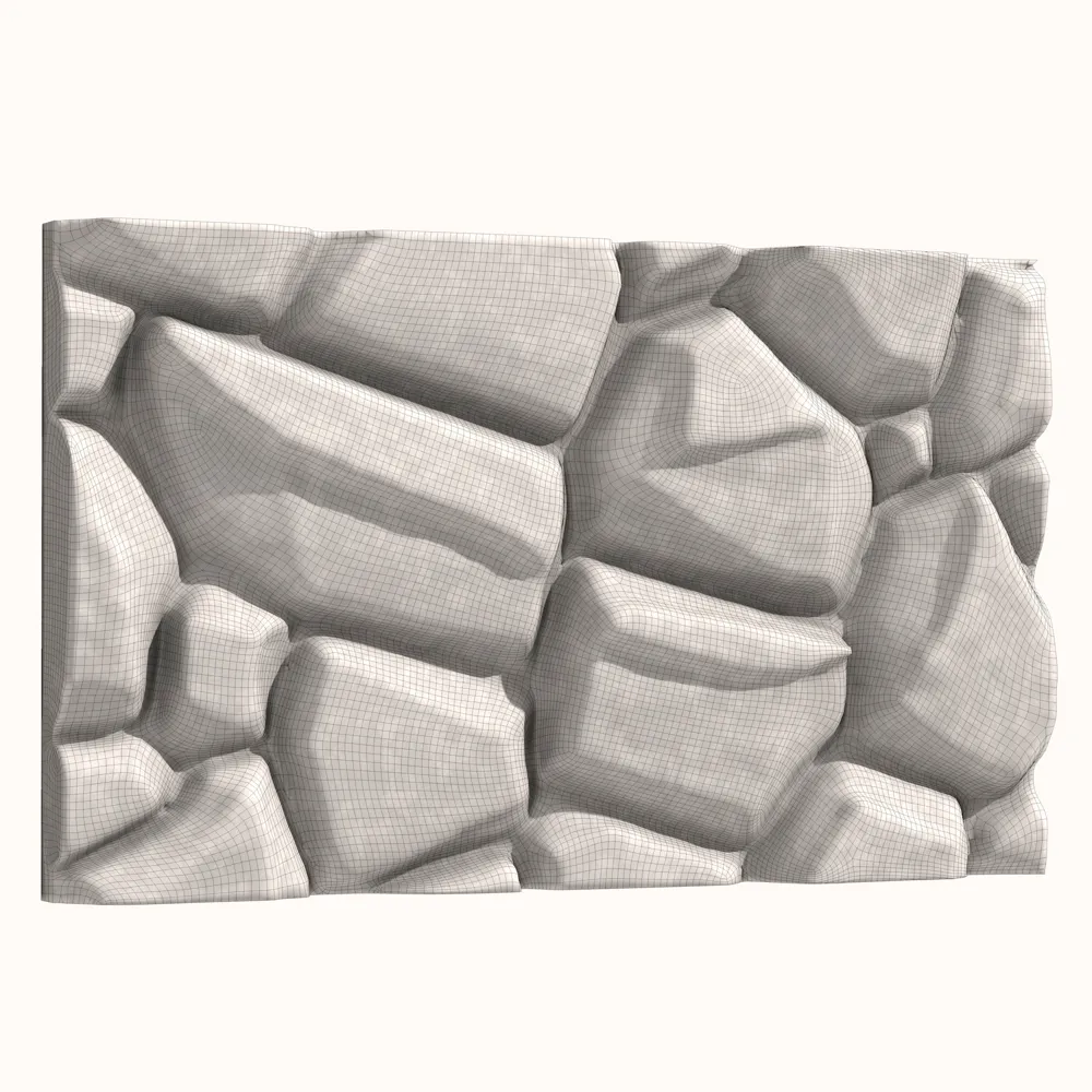 Irregular Stone Wall - Free 3D Print Model - MakerWorld