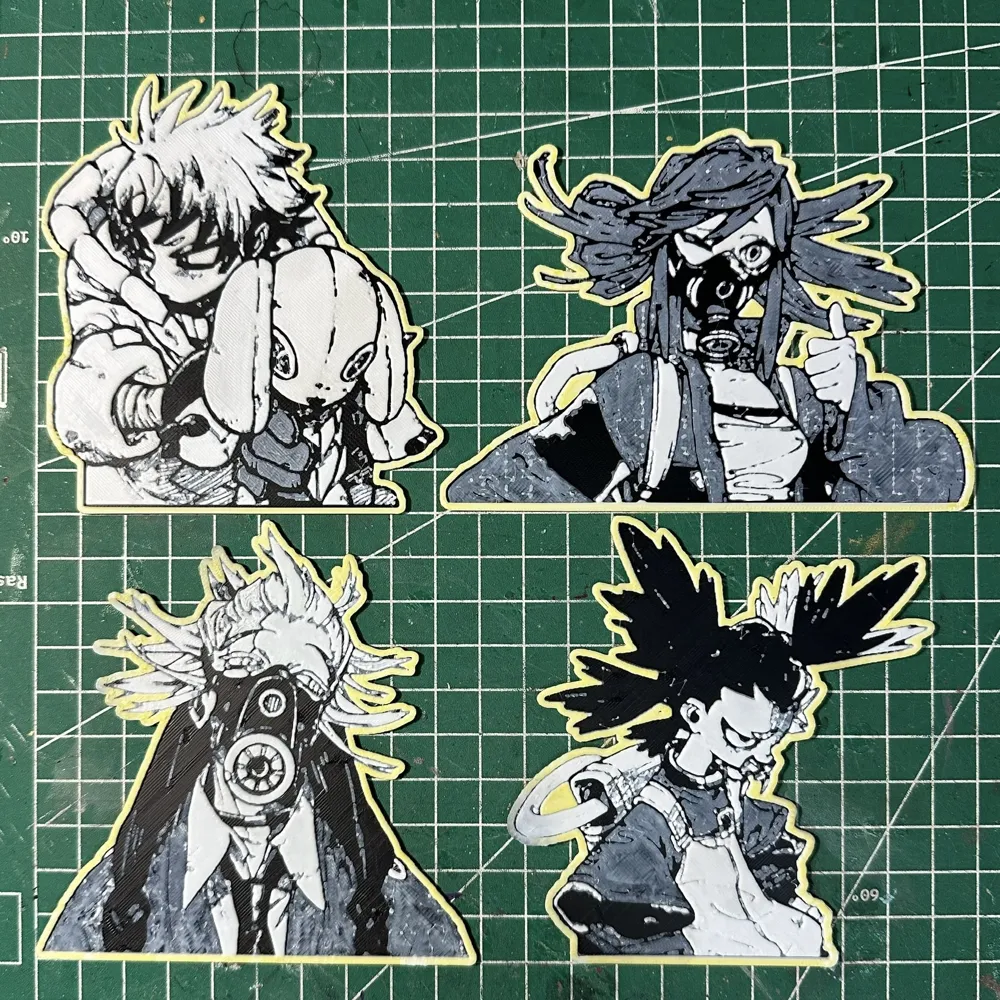 Gachiakuta Characters HueForge - Free 3D Print Model - MakerWorld