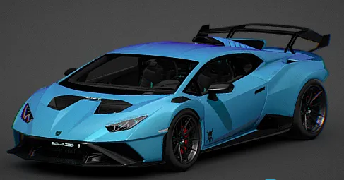 Lamborghini Huracan Perfomante 2017 - Free 3D Print Model - MakerWorld