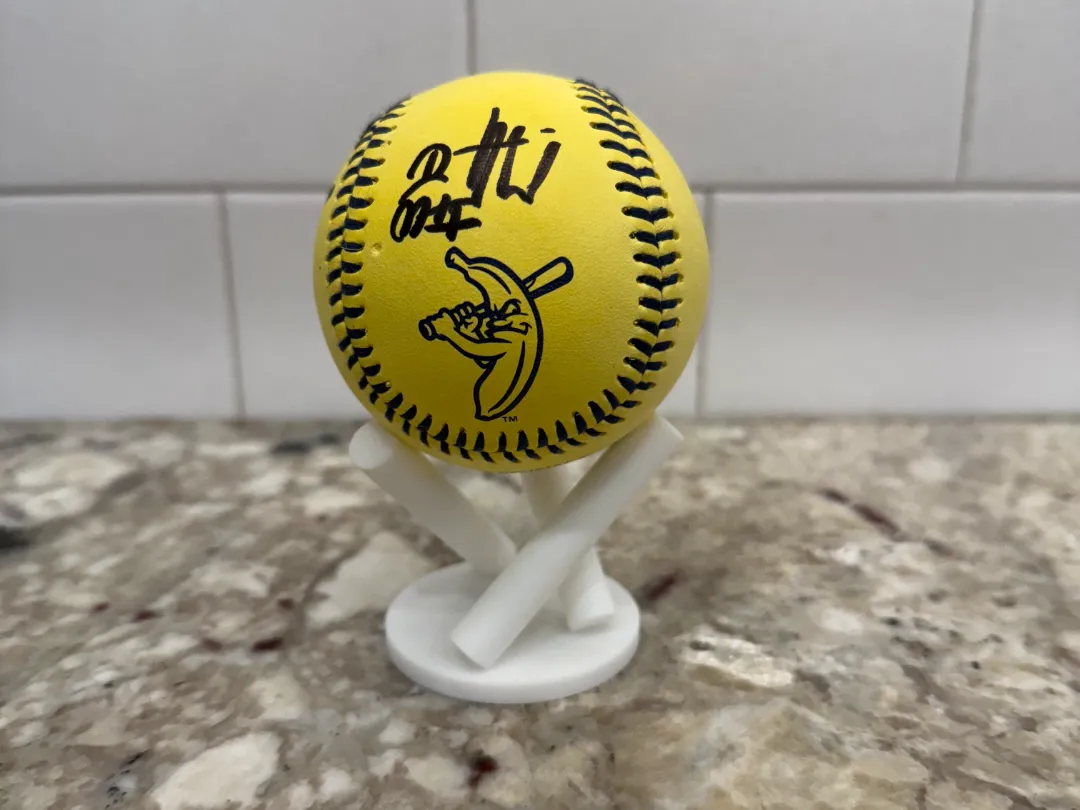 Baseball Stand - Free 3D Print Model - MakerWorld
