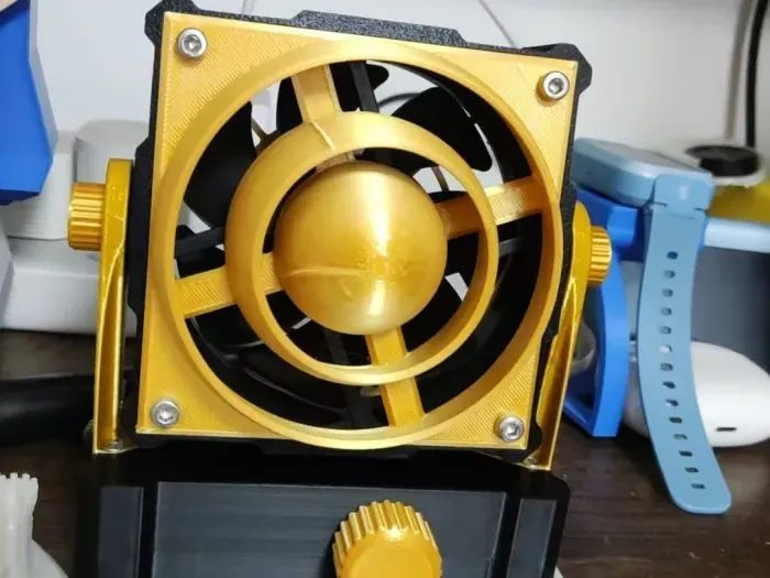 9cm desk fan 12v cooling fan - Free 3D Print Model - MakerWorld