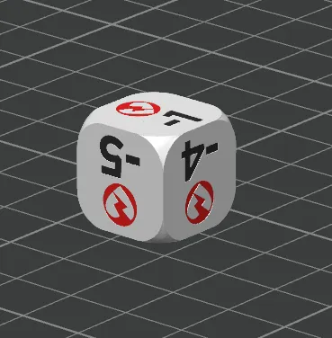 裂隙束缚 +/- 威力和伤害骰 - 免费 3D 打印模型 - MakerWorld