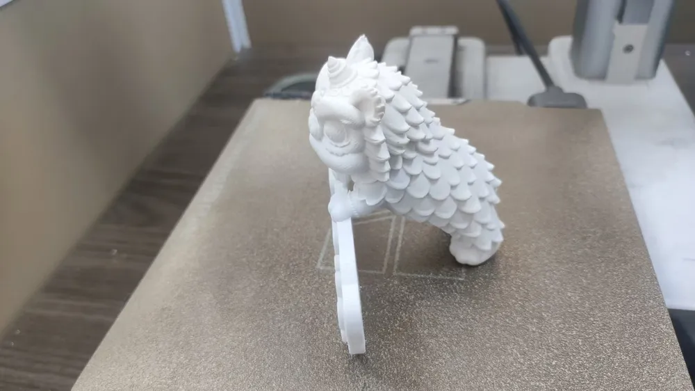 Lion Dance - Golden Horse New Year Celebration - Free 3D Print Model ...