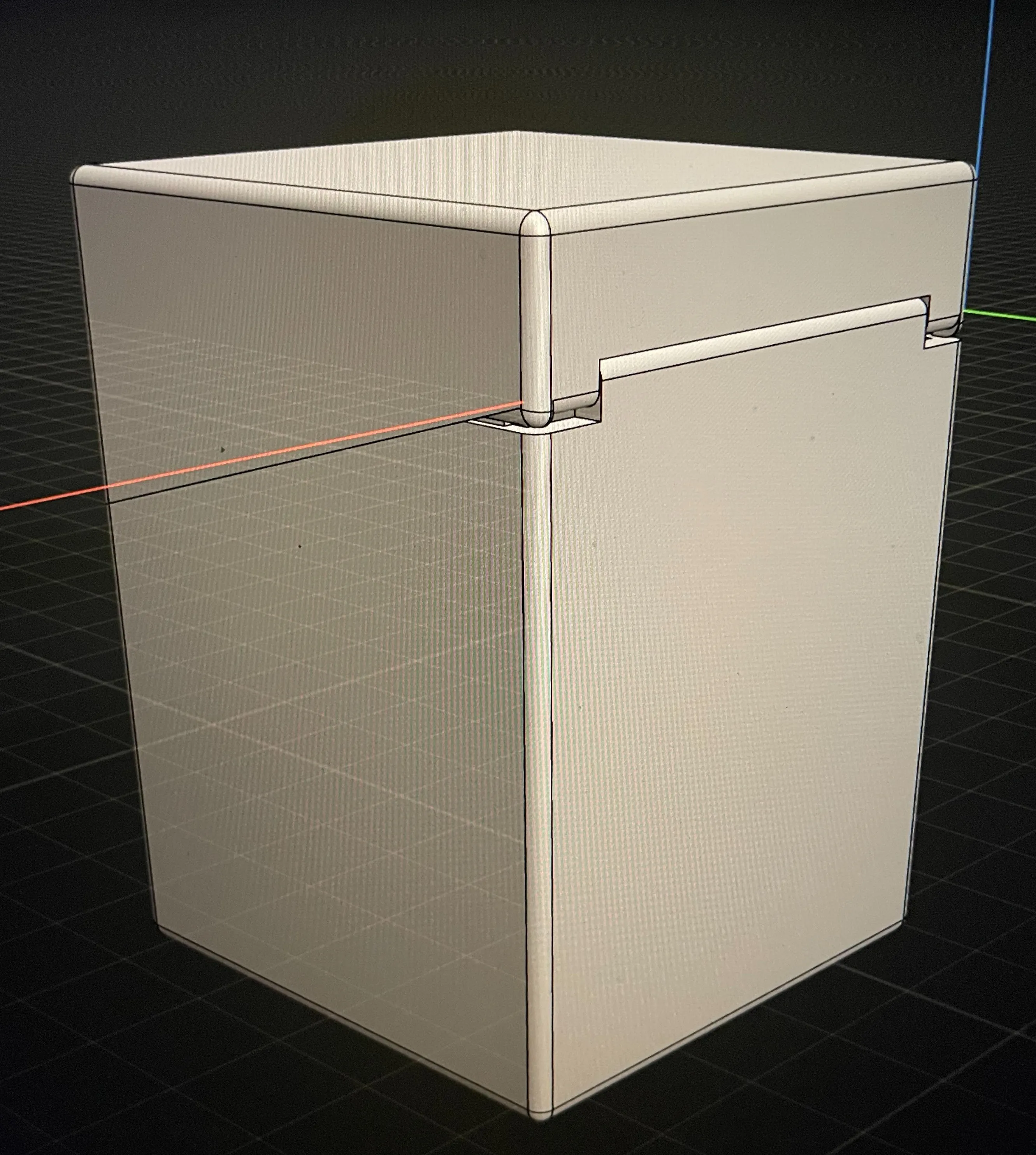 Button Deck Box | 100 Cards - Free 3D Print Model - MakerWorld