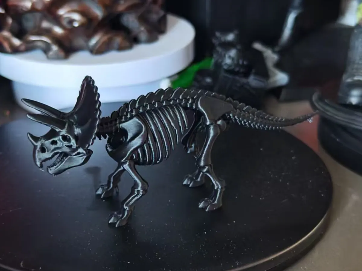 Dinosaur Museum - triceratops skeleton - Free 3D Print Model - MakerWorld