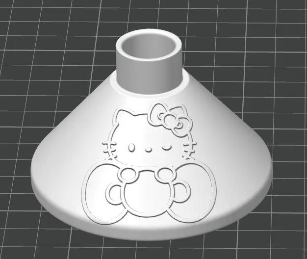 Hello Kitty WINK KT Funnel Perler Beads - Free 3D Print Model - MakerWorld