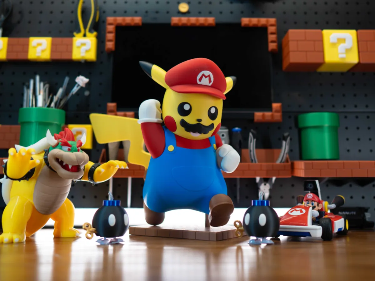 025Pikachu Pikachu Mario - Free 3D Print Model - MakerWorld