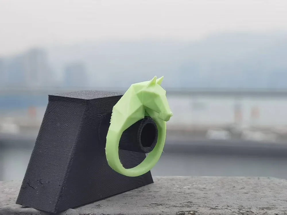Horse Head Ring - Free 3D Print Model - MakerWorld