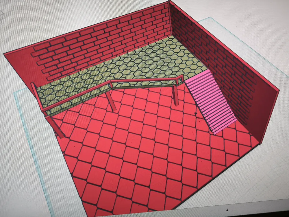 garage miniature 1/87 pour Hot Wheels / Diecast - Modèle d'Impression ...