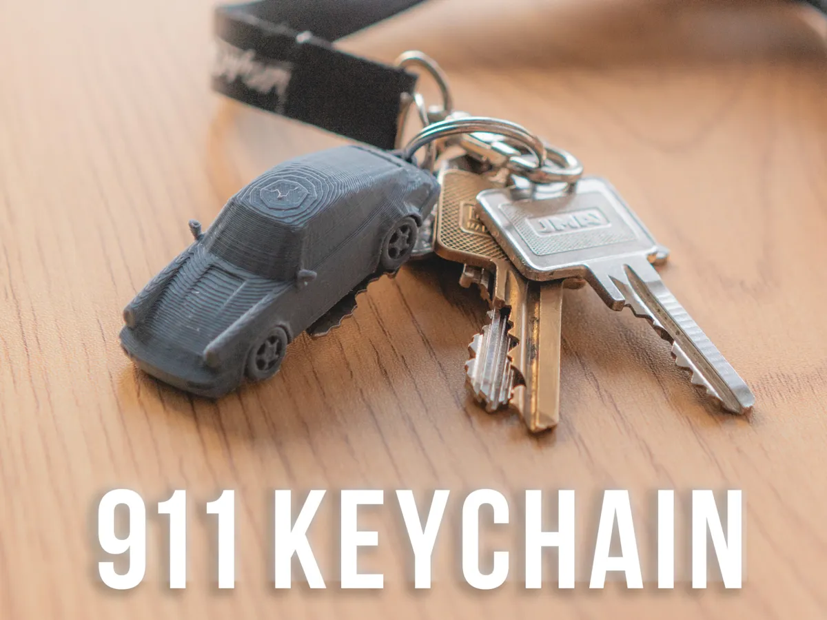 Porsche 911 964 keychain - Free 3D Print Model - MakerWorld