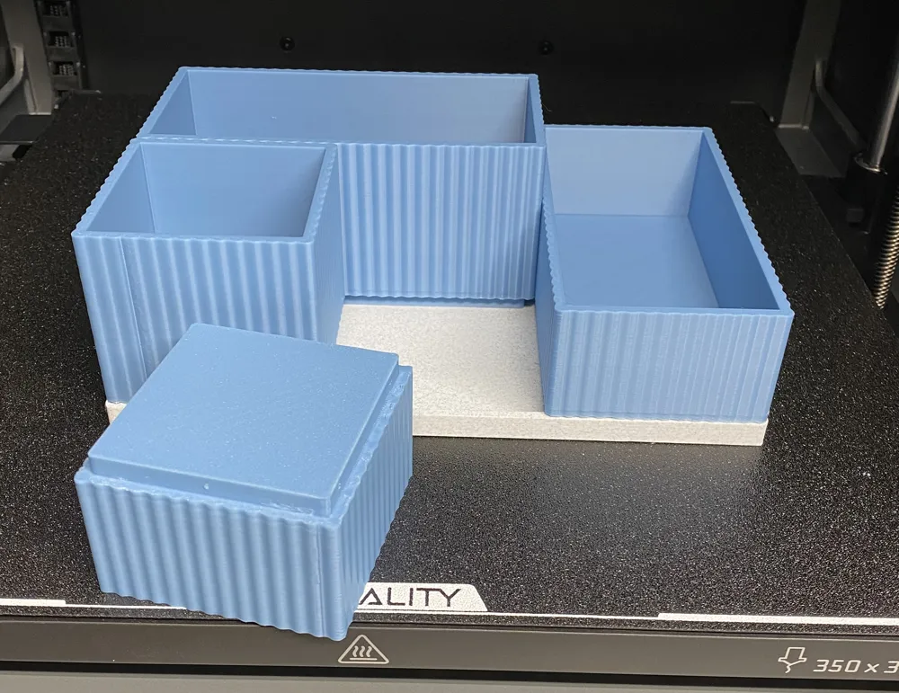 Organizer with boxes - Free 3D Print Model - MakerWorld