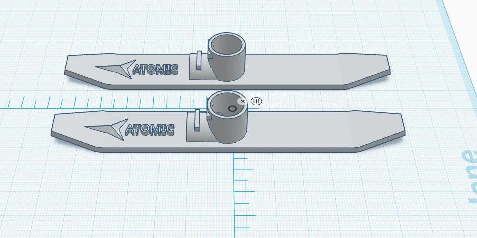 Atomic Finger Skis - Free 3D Print Model - MakerWorld