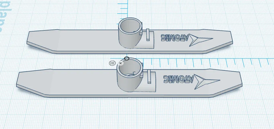 Atomic Finger Skis - Free 3D Print Model - MakerWorld