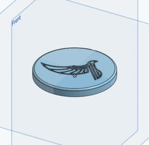 The Falcon Badge - Free 3D Print Model - MakerWorld