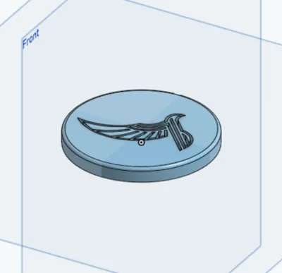 The Falcon Badge - Free 3D Print Model - MakerWorld