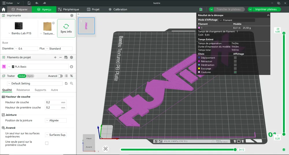 logo huntrix - Free 3D Print Model - MakerWorld