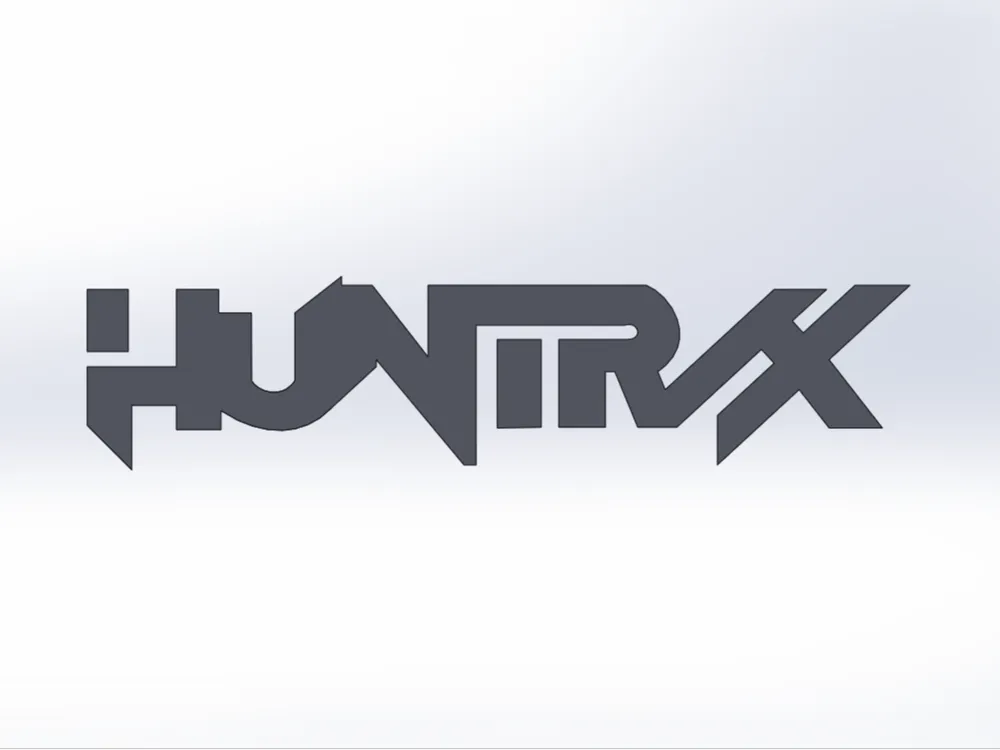 logo huntrix - Free 3D Print Model - MakerWorld