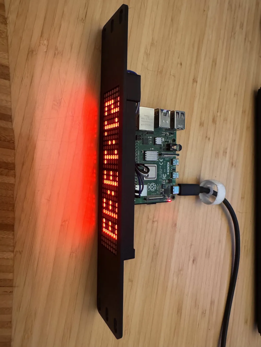 10" / Mini Rack LED Clock - Free 3D Print Model - MakerWorld