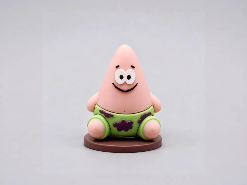 Cute Patrick Star Sitting Pose - Desktop Ornament - Cartoon Children's ...