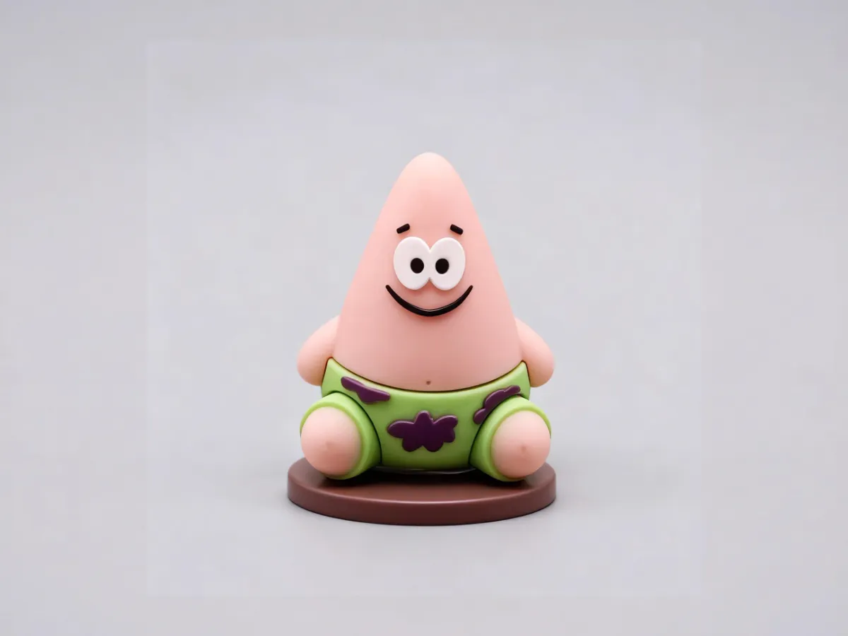 Cute Patrick Star Sitting Pose - Desktop Ornament - Cartoon Children's ...