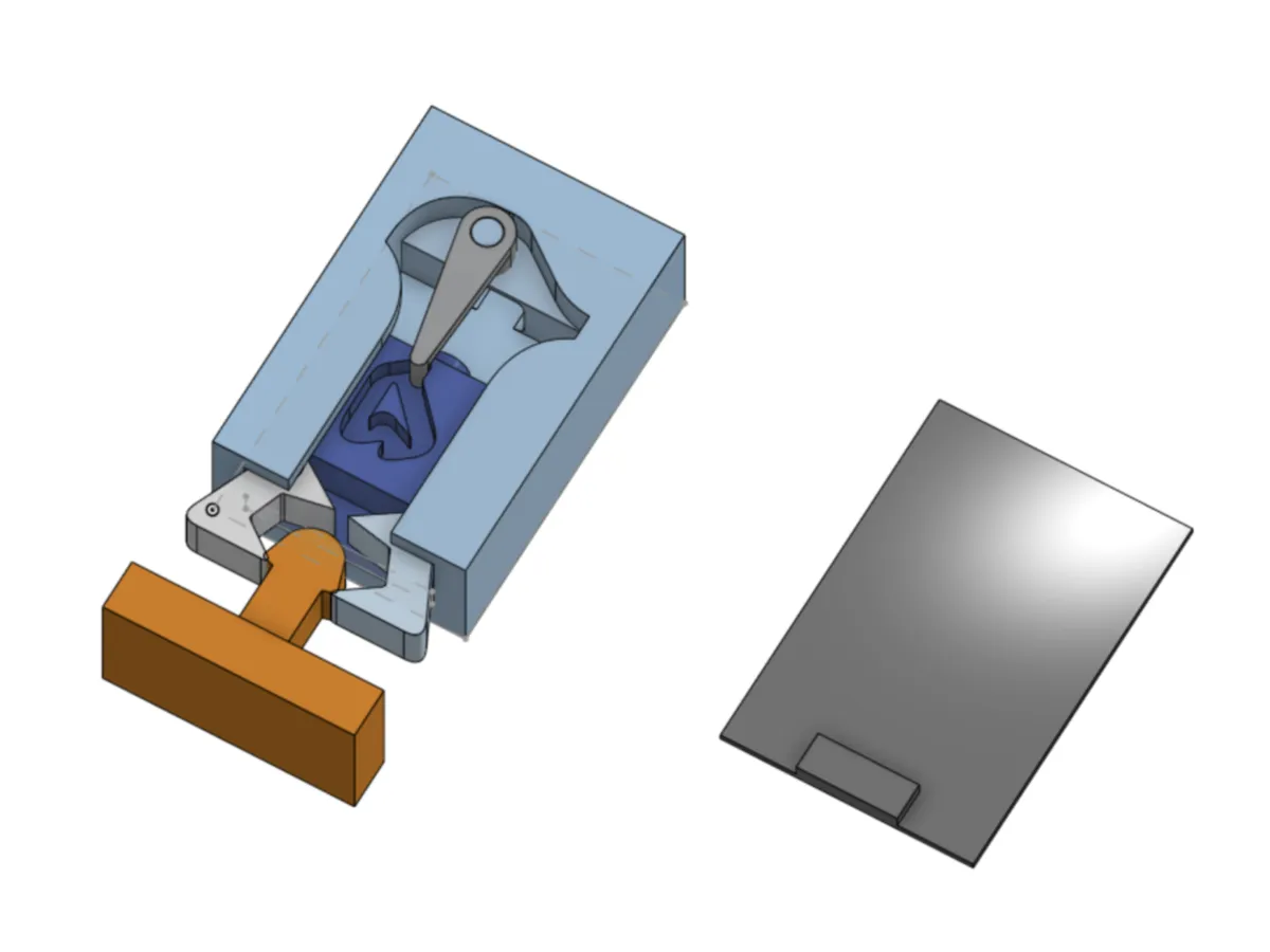 Push Push Lock - Free 3D Print Model - MakerWorld