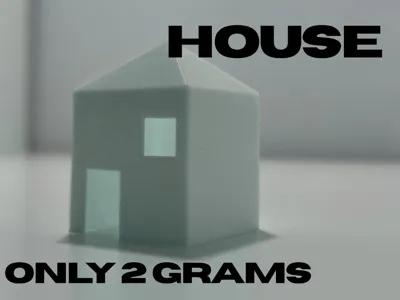 Mini House - Free 3D Print Model - MakerWorld