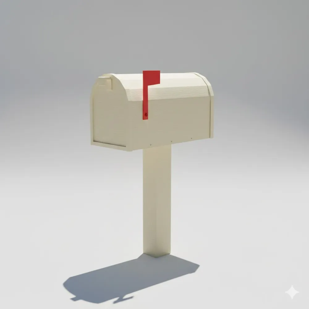 Low Poly Mailbox - Free 3D Print Model - MakerWorld