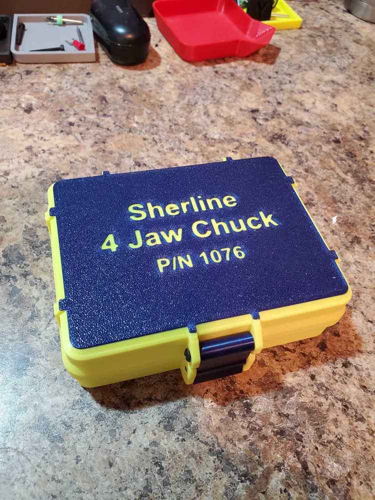Rugged Box for Sherline 3.1" Chuck - F360 - Free 3D Print Model ...