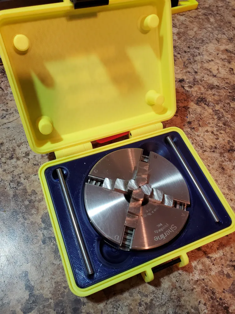 Rugged Box for Sherline 3.1" Chuck - F360 - Free 3D Print Model ...