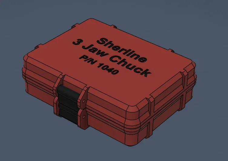 Rugged Box for Sherline 3.1" Chuck - F360 - Free 3D Print Model ...