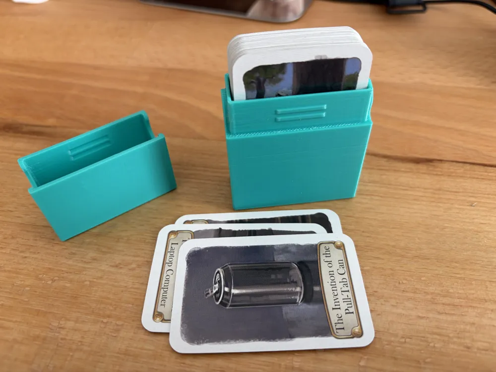 Parametric Playing Card Container - Free 3D Print Model - MakerWorld