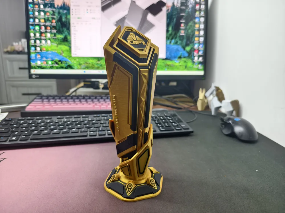 Battlefire Pen Holder - Delta Action - Free 3D Print Model - MakerWorld