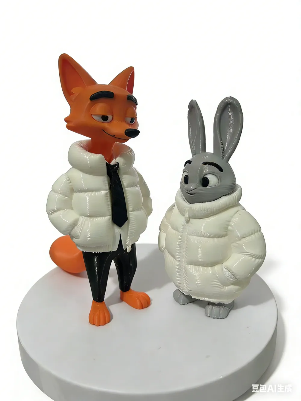 Zootopia Fuchs Nick im Daunenmantel - in Einzelteilen – Kostenloses 3D ...