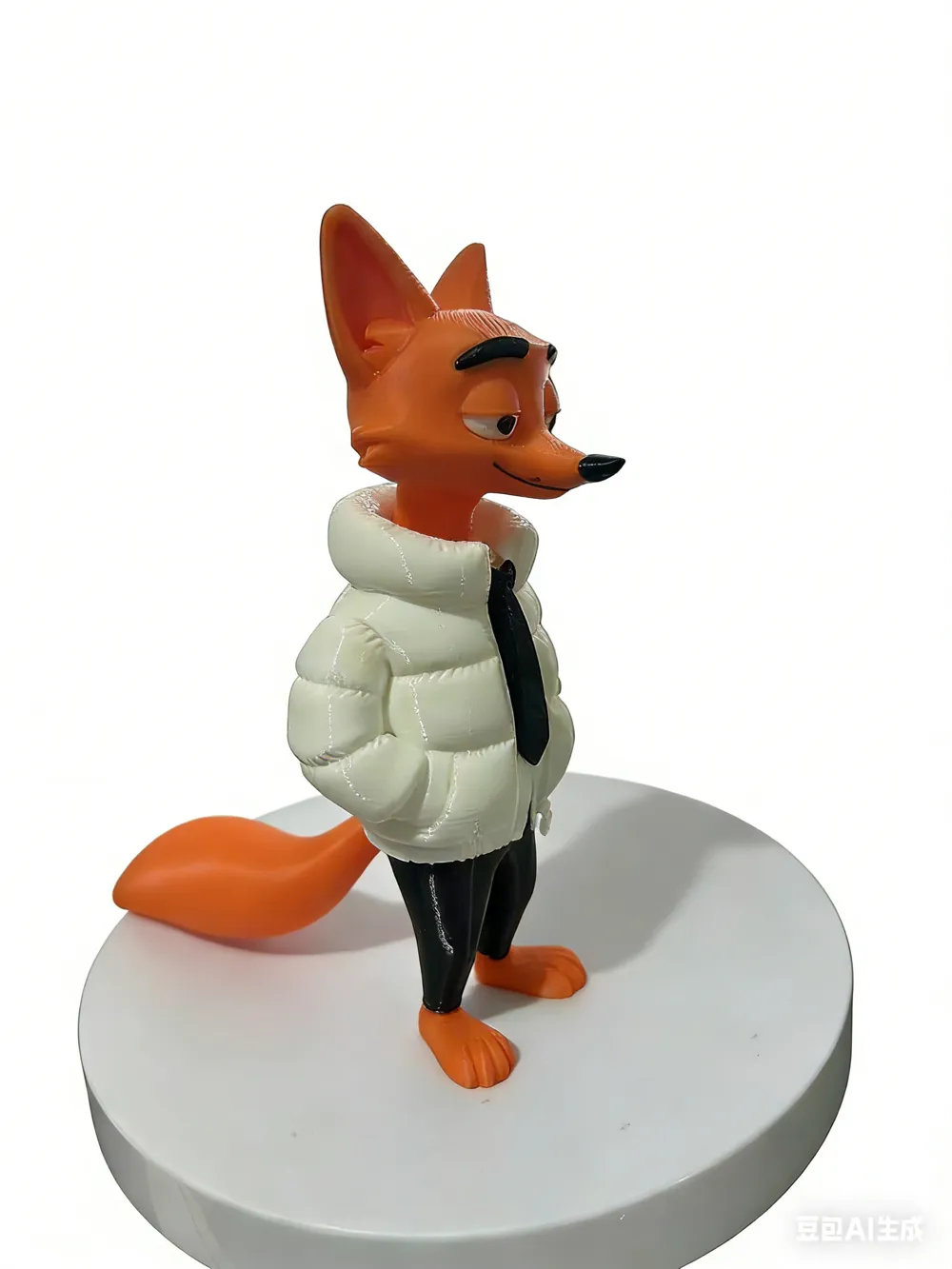 Zootopia Fuchs Nick im Daunenmantel - in Einzelteilen – Kostenloses 3D ...