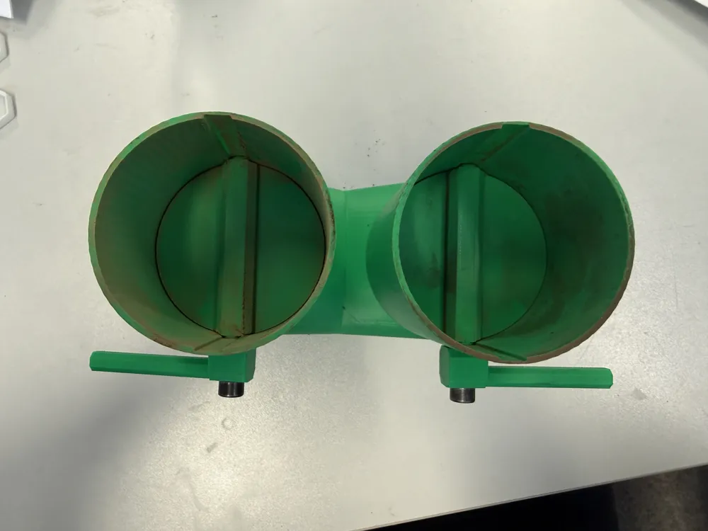 Y-Splitter for Fume Extraction (100 mm / 4") - Free 3D Print Model ...