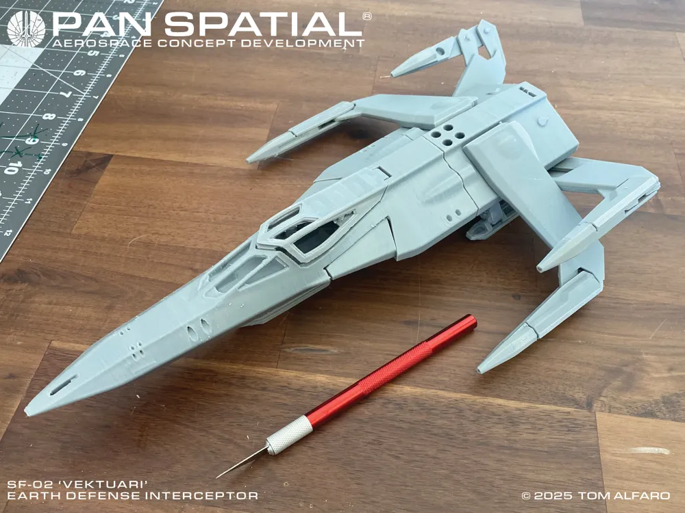 Vektaur Earth Interceptor Poseable Model - Free 3D Print Model - MakerWorld