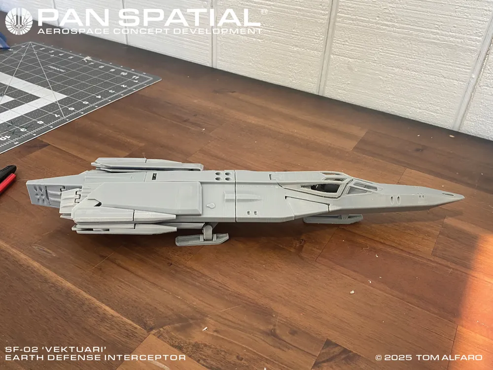 Vektaur Earth Interceptor Poseable Model - Free 3D Print Model - MakerWorld