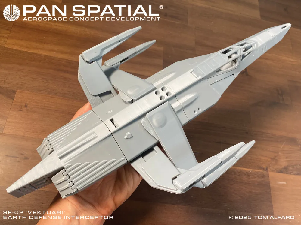 Vektaur Earth Interceptor Poseable Model - Free 3D Print Model - MakerWorld