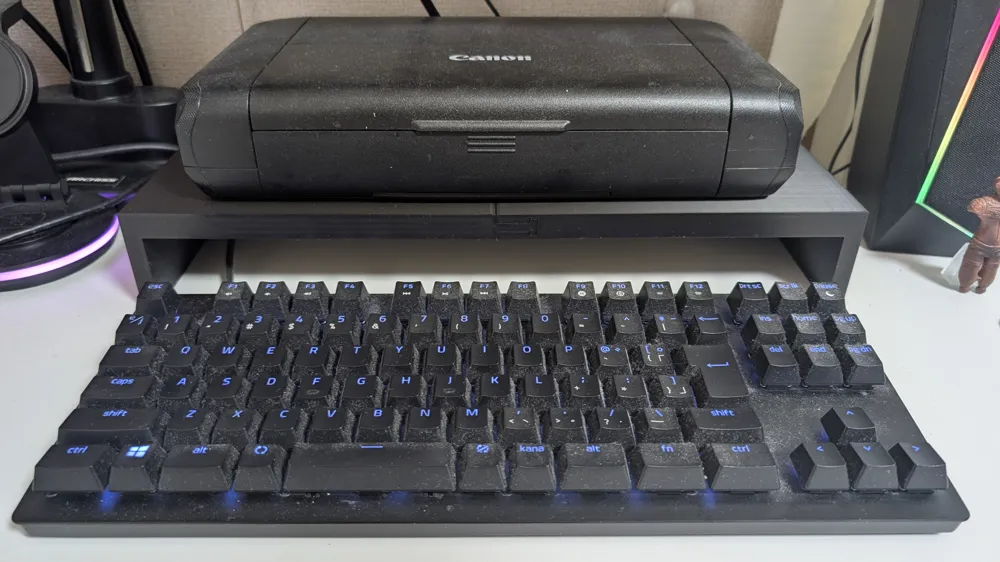 Keyboard Stand for Desk - Free 3D Print Model - MakerWorld