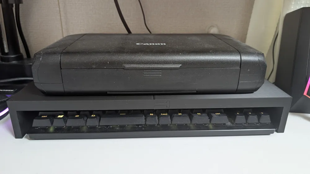 Keyboard Stand for Desk - Free 3D Print Model - MakerWorld