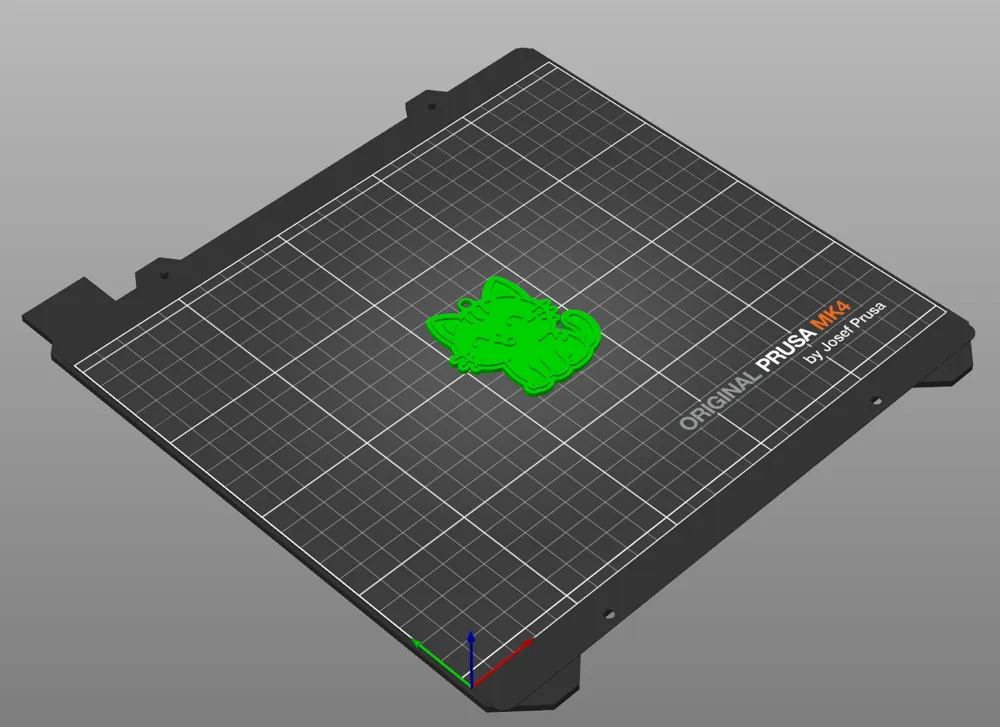 Cute Happy Cat Keychain - Free 3D Print Model - MakerWorld