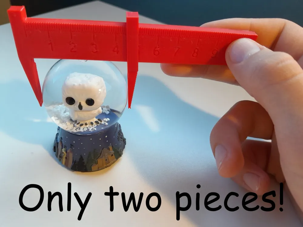 Caliper measuring tool-100mm - Free 3D Print Model - MakerWorld