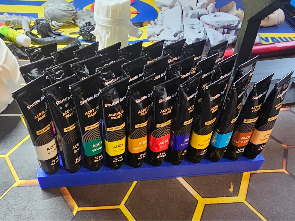 12ml paint tube holder - Free 3D Print Model - MakerWorld