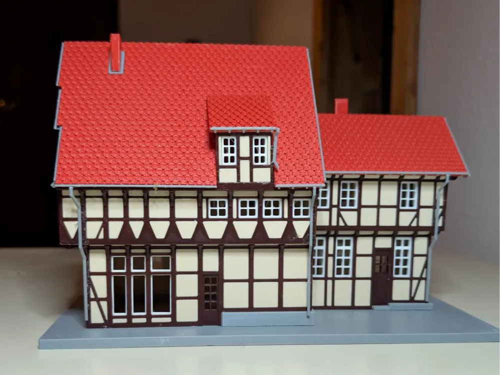 Medieval City House Kit H0 Scale - Free 3D Print Model - MakerWorld