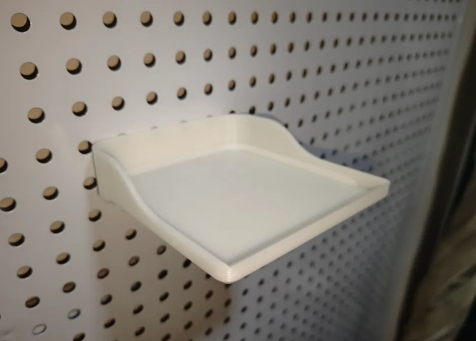 Pegboard Storage Box Tray - Free 3D Print Model - MakerWorld