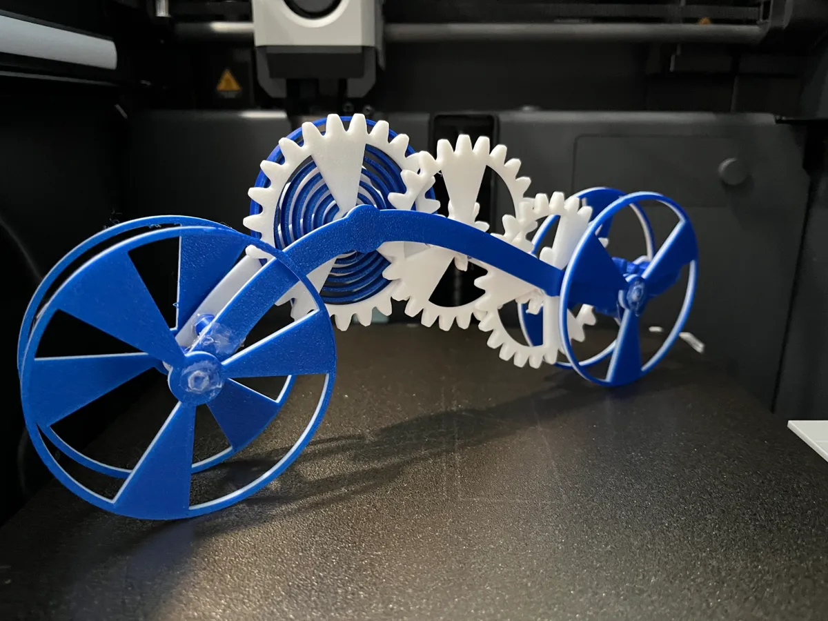 Wind-up Car - Free 3D Print Model - MakerWorld